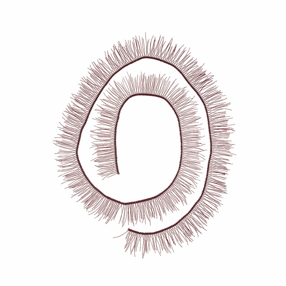 HobbyBe Ресницы для кукол и игрушек EYL-1 коричневый цвет, длина 5 мм, удобны