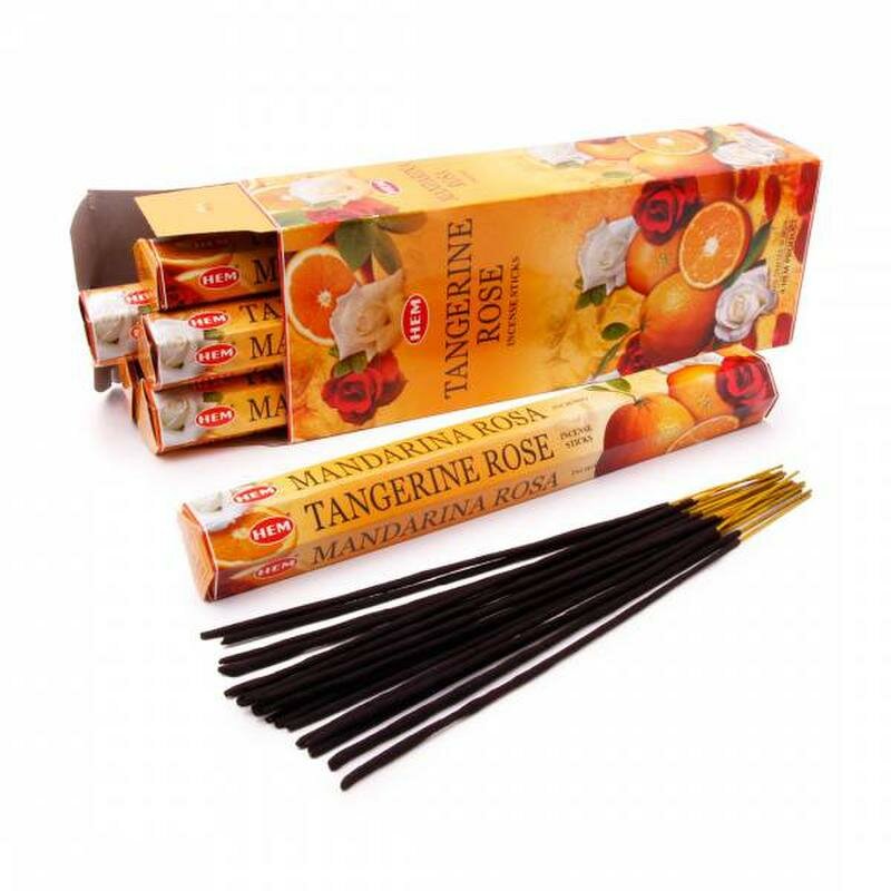 Благовония HEM Tangerine Rose - Мандарин и роза, 20 палочек