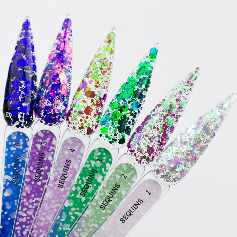 Дизайн для ногтей Design Iva Nails Sequins №04