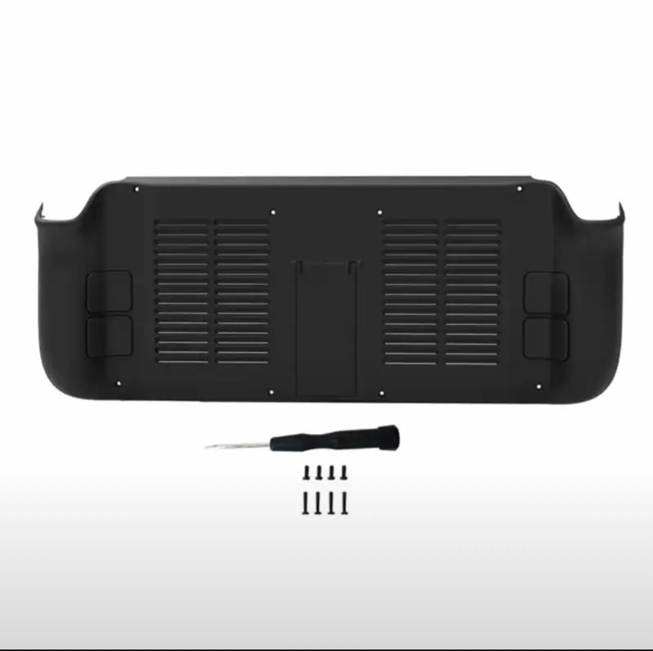 Защитный задний чехол с подставкой-держателем для игровой консоли Steam Deck / Охлаждающая задняя крышка корпуса с защитой от царапин