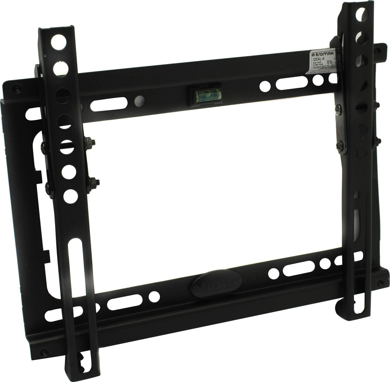 Кронштейн для ТВ KROMAX IDEAL-6 black (max VESA 200x200 мм, настенный, наклонный, 15"-47", max 35кг) (26006)