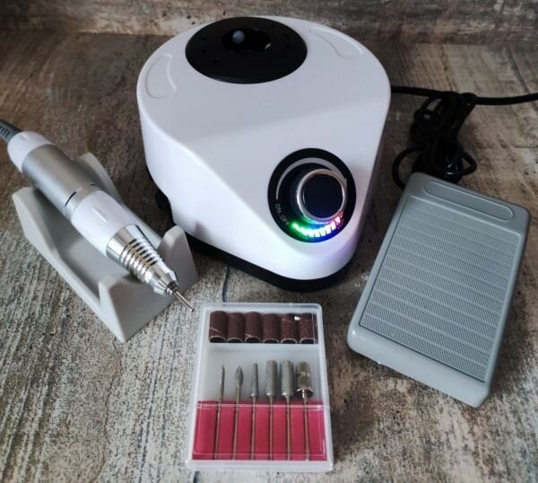 Аппарат для маникюра и педикюра Nail Drill PRO-608, 35000 об/мин, 45 Вт