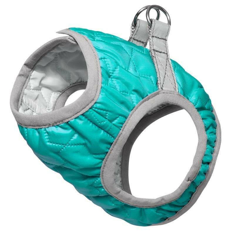 Triol Шлейка-жилетка мягкая утепленная бирюзовая S, обхват груди 36-39см