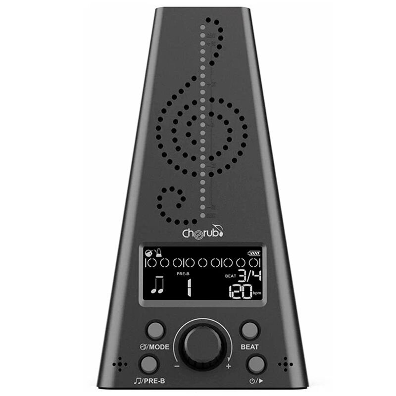 Метроном-тюнер Nux Cherub WMT-230-BK, черный