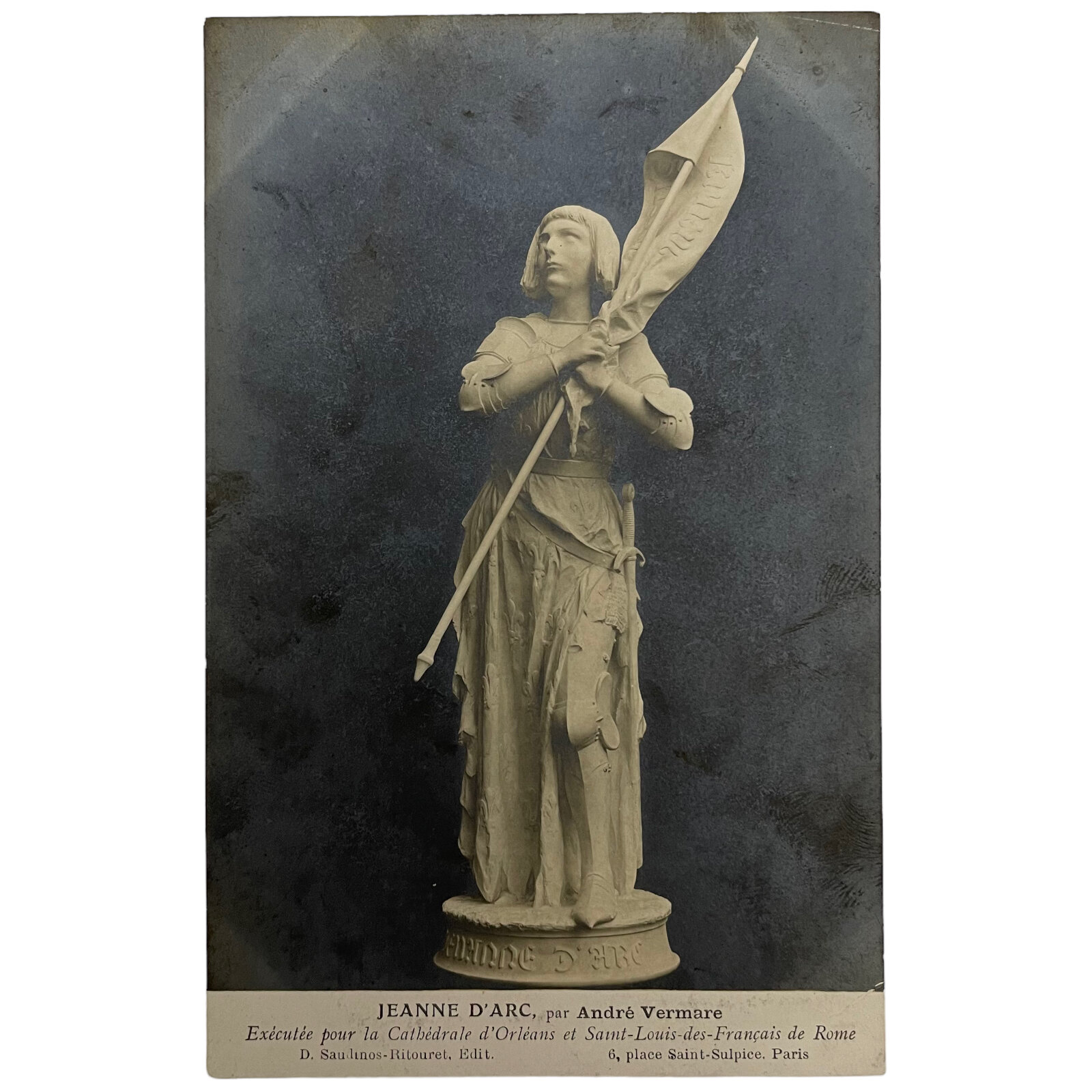 Почтовая открытка "Жанна д'Арк. Вермар" 1900-1917 гг. Франция