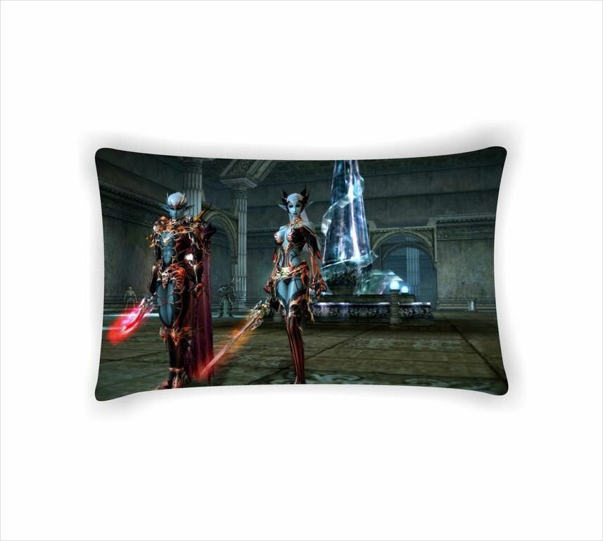 Подушка Lineage 2, Линеэйдж 2 №10, С двух сторон