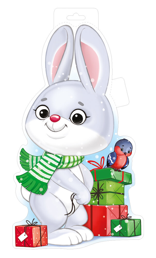 Империя поздравлений 92,888,00 Плакат "Заяц с подарками"