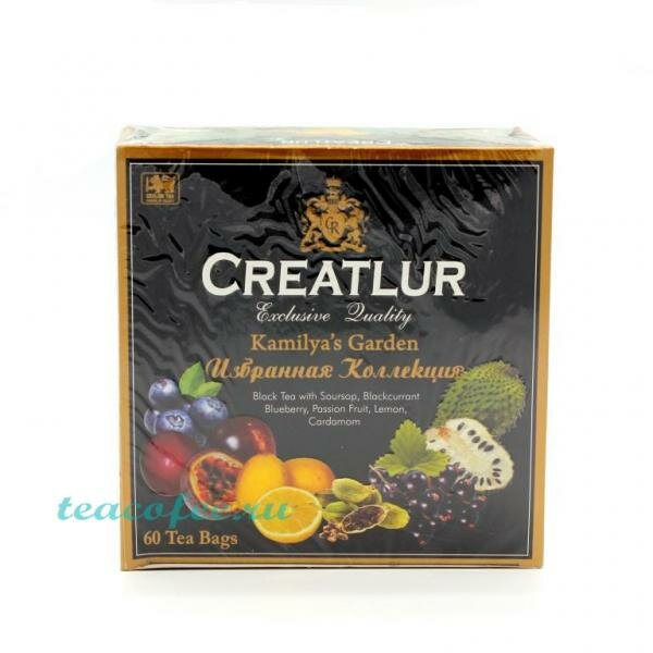 Чай чёрный Creatlur Kamiliya`s Garden Избранная Коллекция, 60 пакетиков