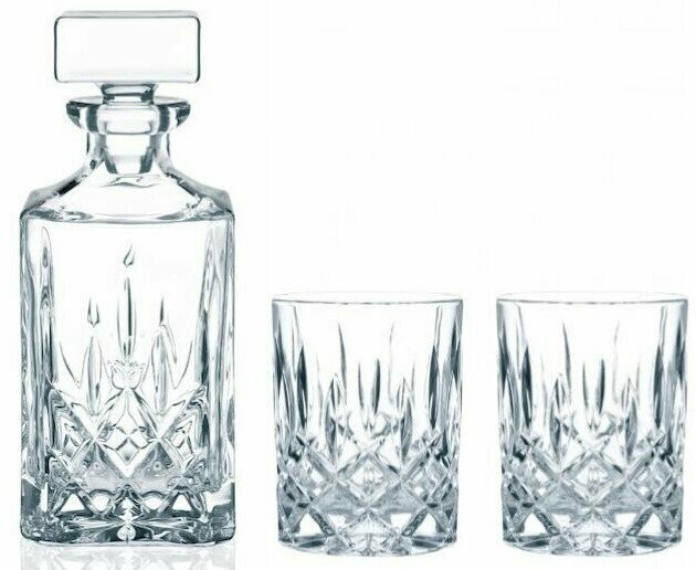 Набор 3 предмета для виски (декантер + 2 бокала) Nachtmann Noblesse, Декантер 750, стакан 295 мл