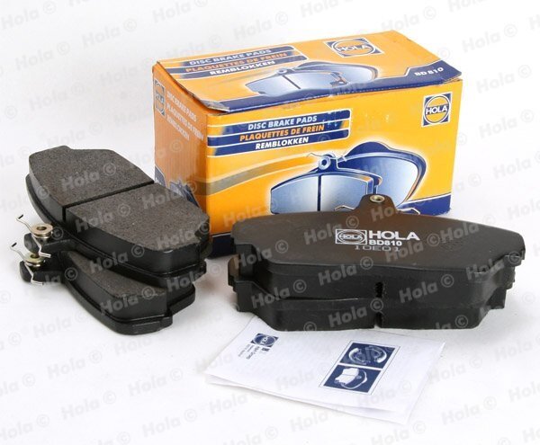 Колодка тормозная ГАЗель, Соболь, Волга передняя к-т 4 шт. (HOLA)