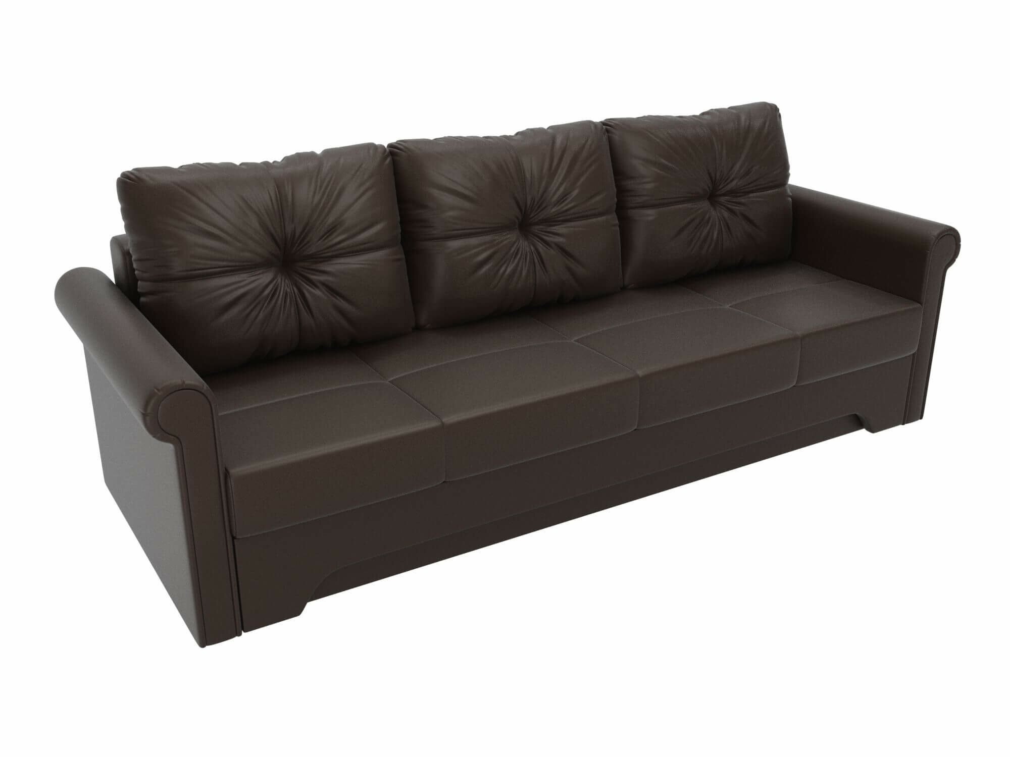 Artum Прямой диван Европа эко кожа коричневый