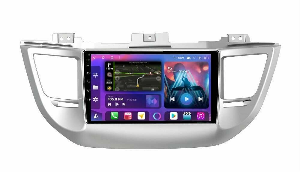 Штатная магнитола Хендай Туксон 3 FarCar S500 Plus (Hyundai Tucson 3) 2015-2018 на Android - 9 дюймов