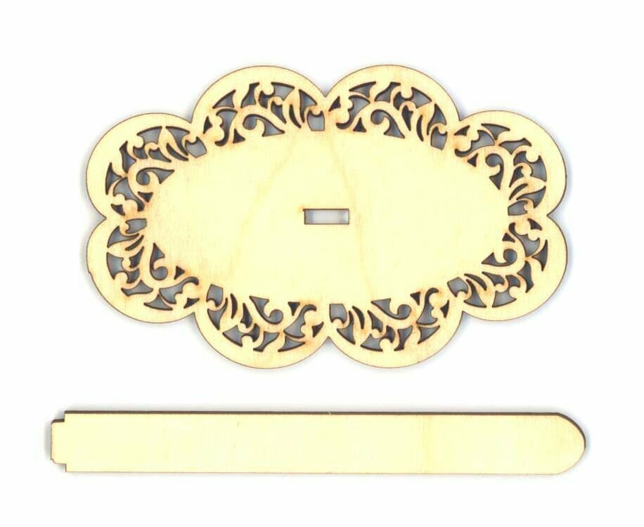 Подставка под вышивку "Внешняя, малая, кружевная" Щепка