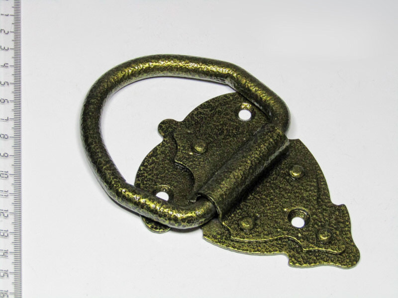 Ручка "Кольцо" ноэз фигурная РКО-90-SL ст. бронза