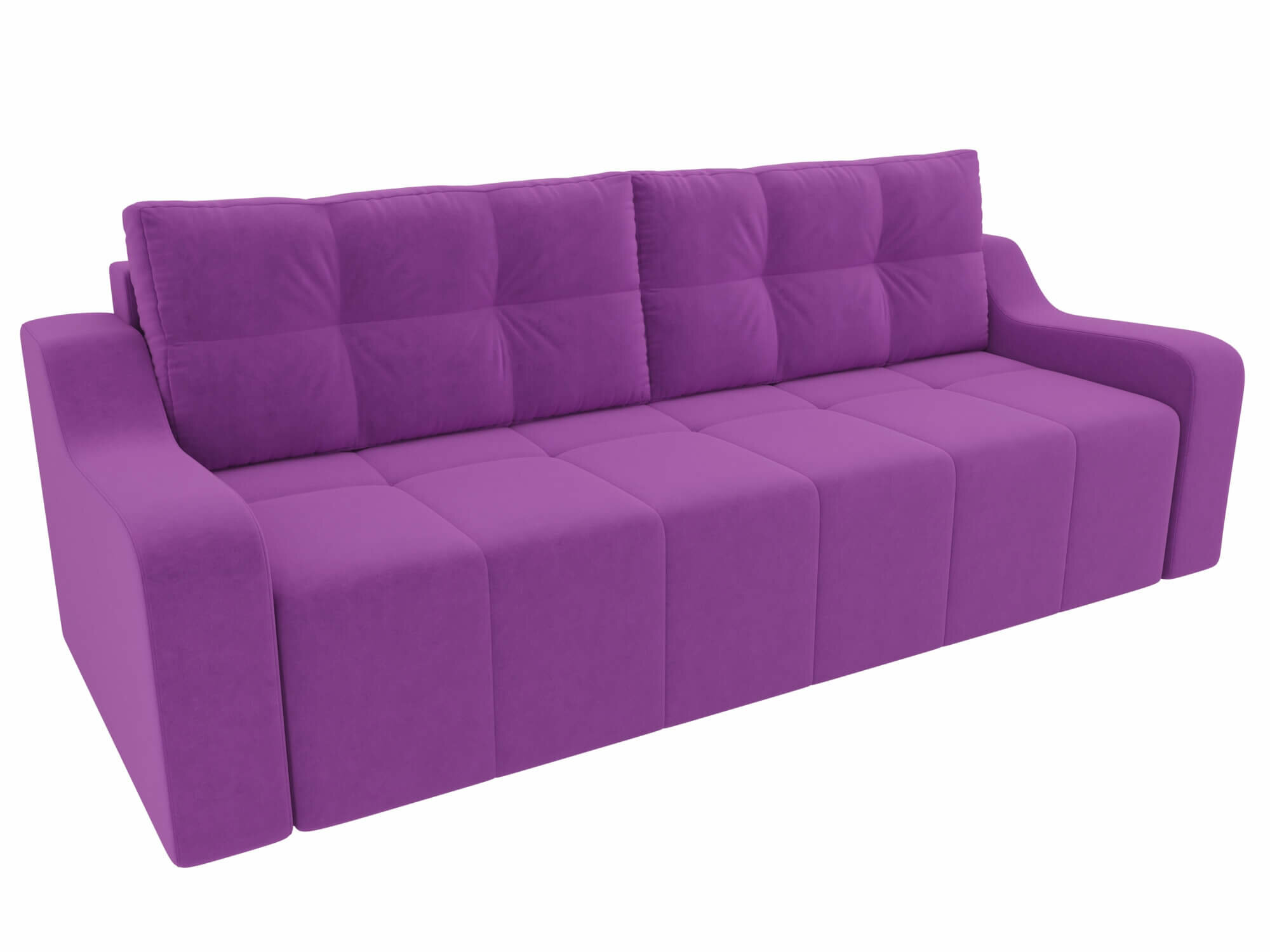 Artum Прямой диван Итон вельвет фиолетовый