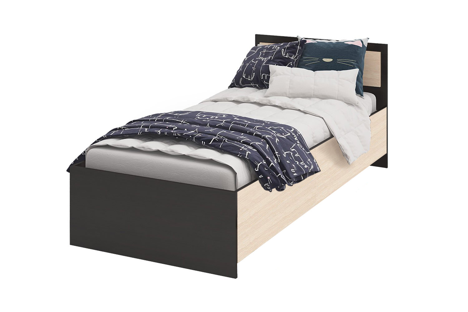 Кровать СтендМебель гармония КР 603 Венге/Белфорт Размеры: Высота 700мм Глубина 2032мм Ширина 952мм