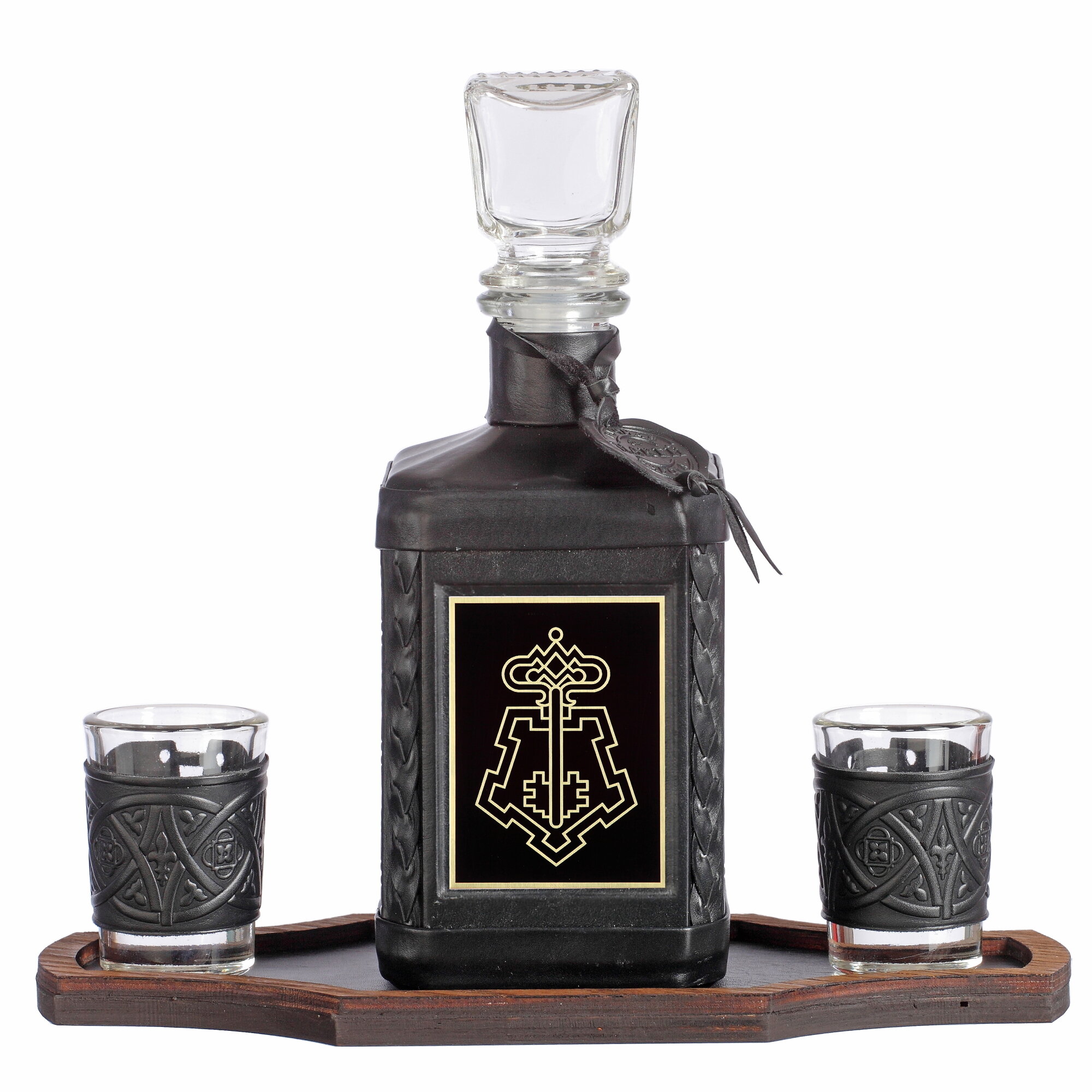 Макей Графин «Вневедомственная охрана-2» с накладкой из стали