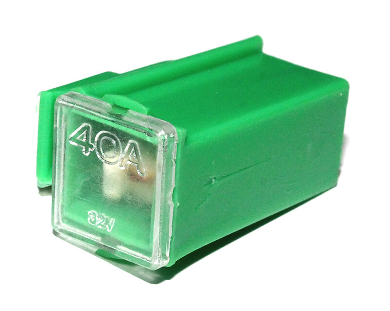 Предохранитель плоский YADA W228-G-S Mini 40А с индикатором