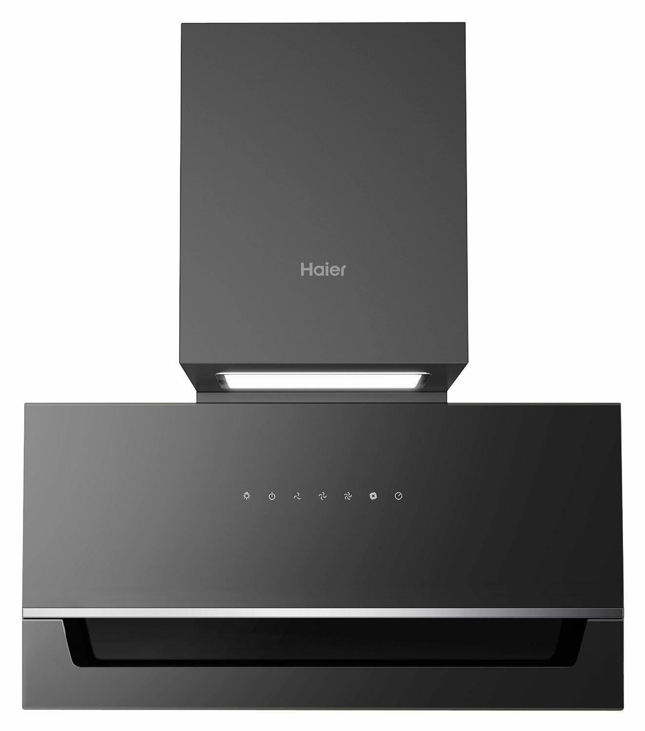 Вытяжка Haier HVX-W682CBX 296 Вт 3 режима работы, сенсорное управление, черный
