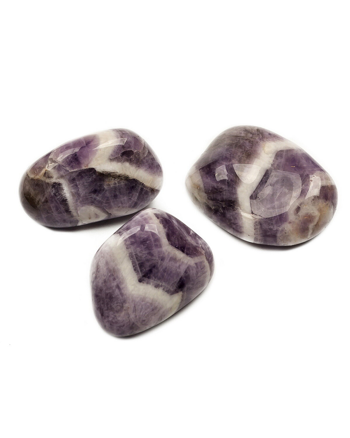 Камень Аметист Малави XXL, 3 шт. , натуральный минерал в коллекцию.