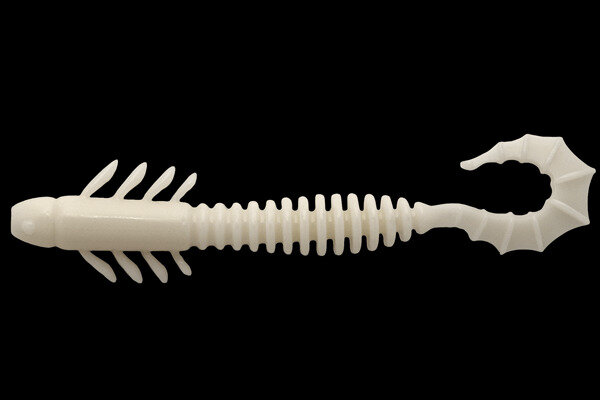 Мягкая приманка LureMax GOBLIN 3,5'/8 см, 009 - White UV (5шт)