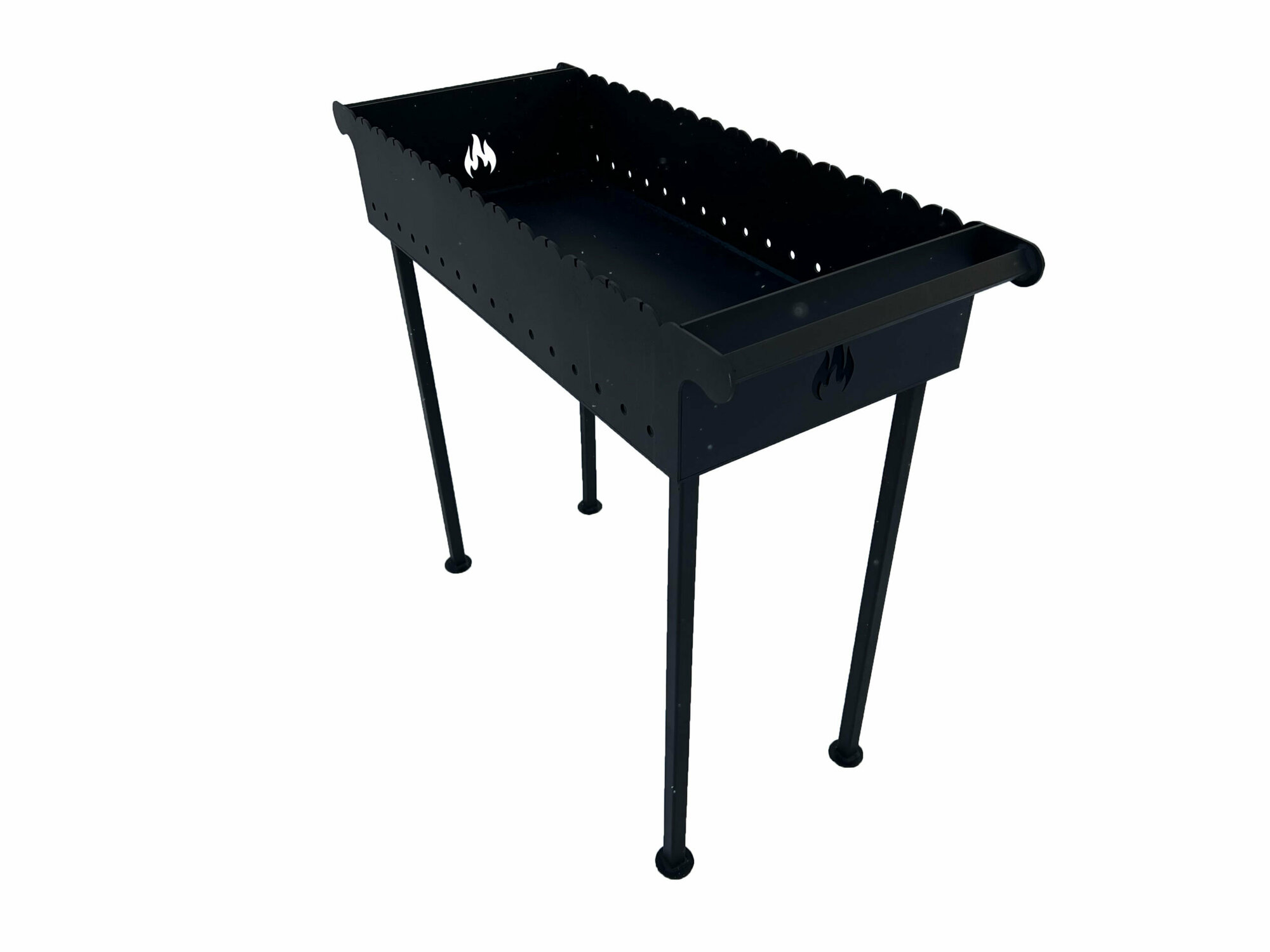 Мангал сварной толщиной 4мм шириной 400мм