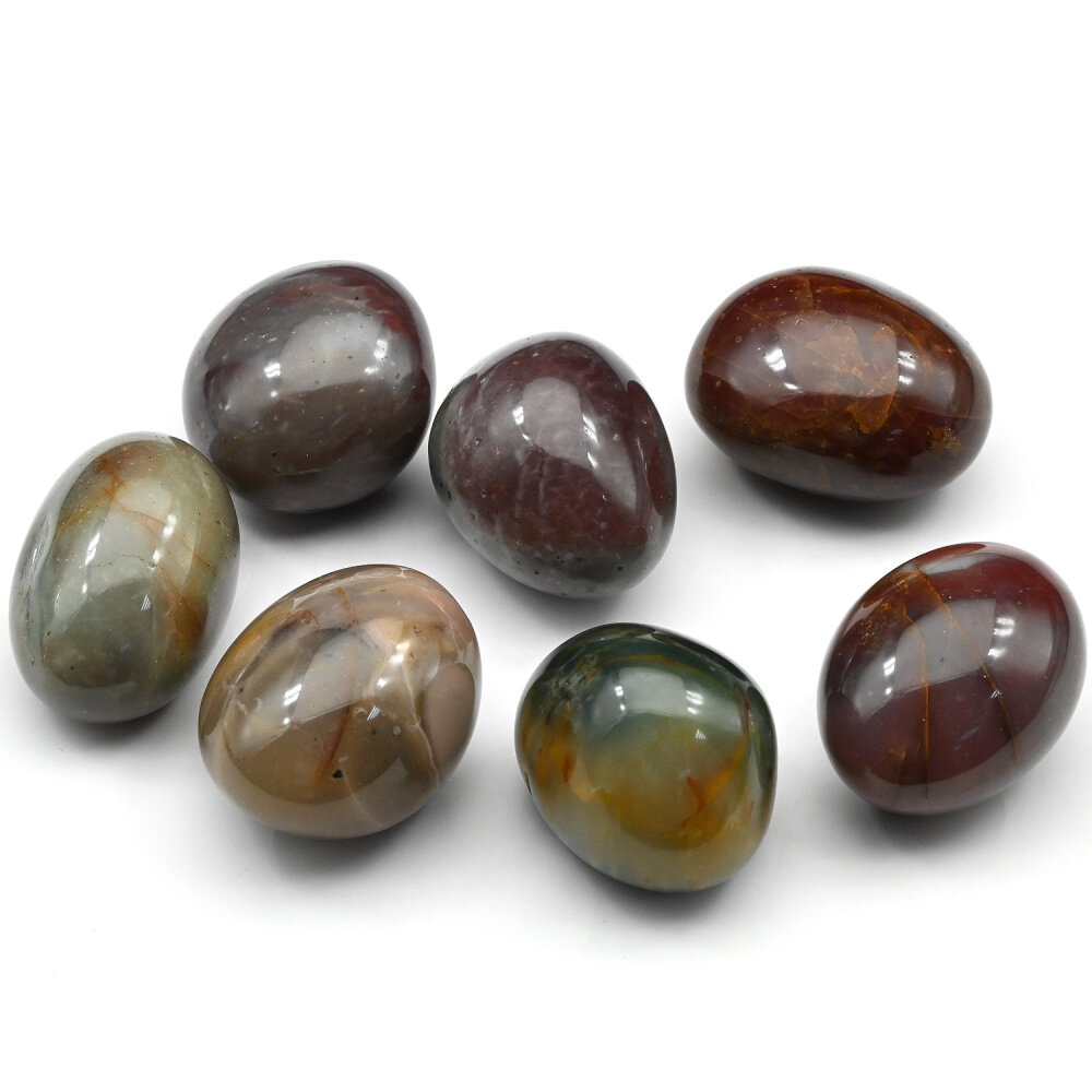 Минерал яшма галтовка 41*32*30мм. 60-69г .