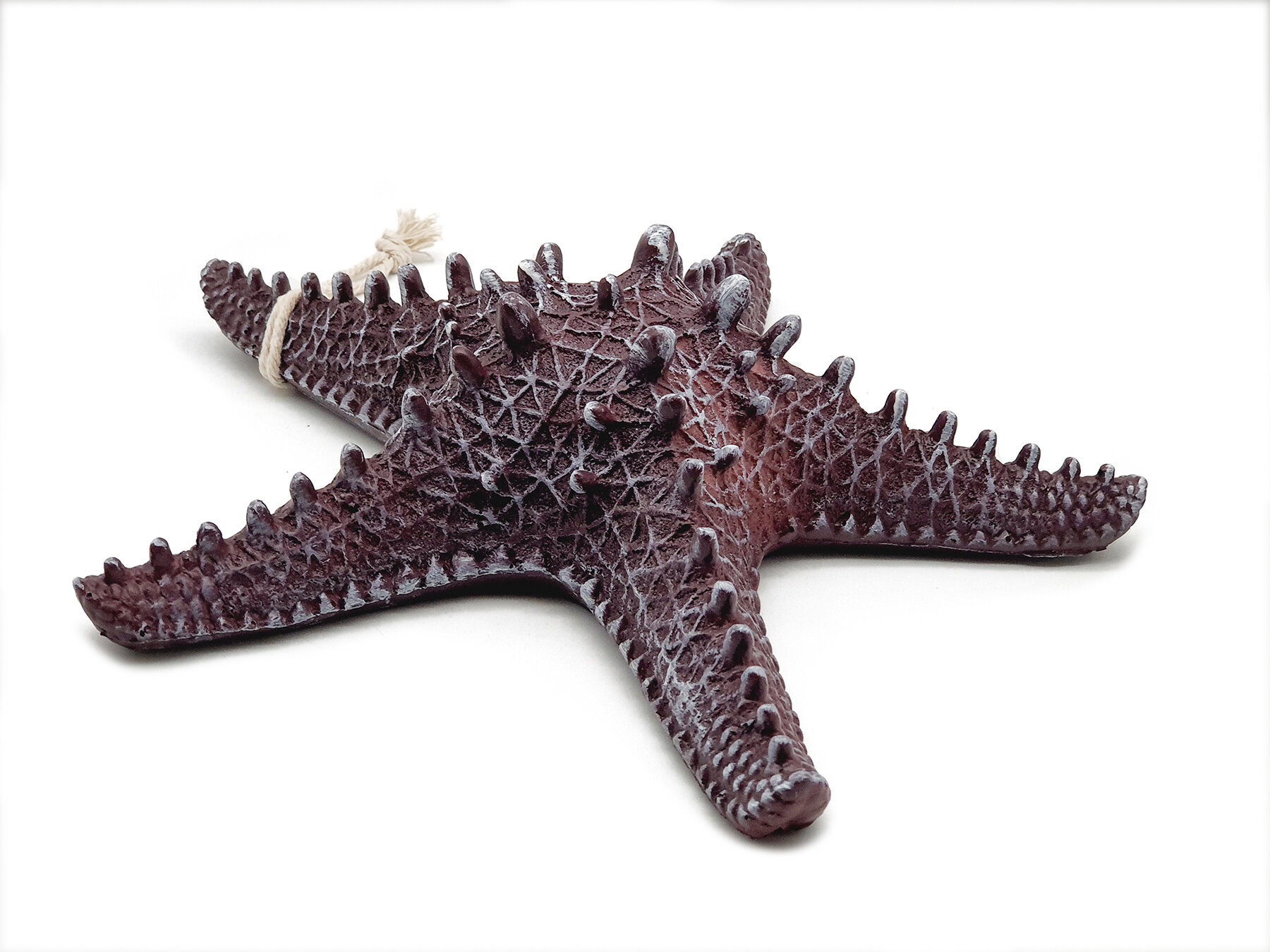 Декоративная Морская звезда 31x31x8 см, махагон