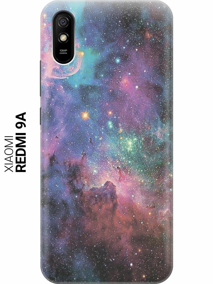 Силиконовый чехол на Xiaomi Redmi 9A, Сяоми Редми 9А с принтом "Волшебный космос"