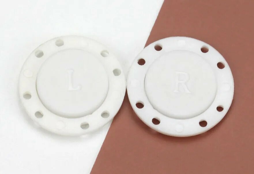 Пуговицы магнитные пришивные на пальто для верхней одежды