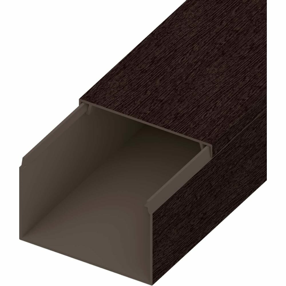 Кабель-канал AGIS ПВХ 60x40 мм Венге 3 D 60.05.60.40.200, прокладки информационных