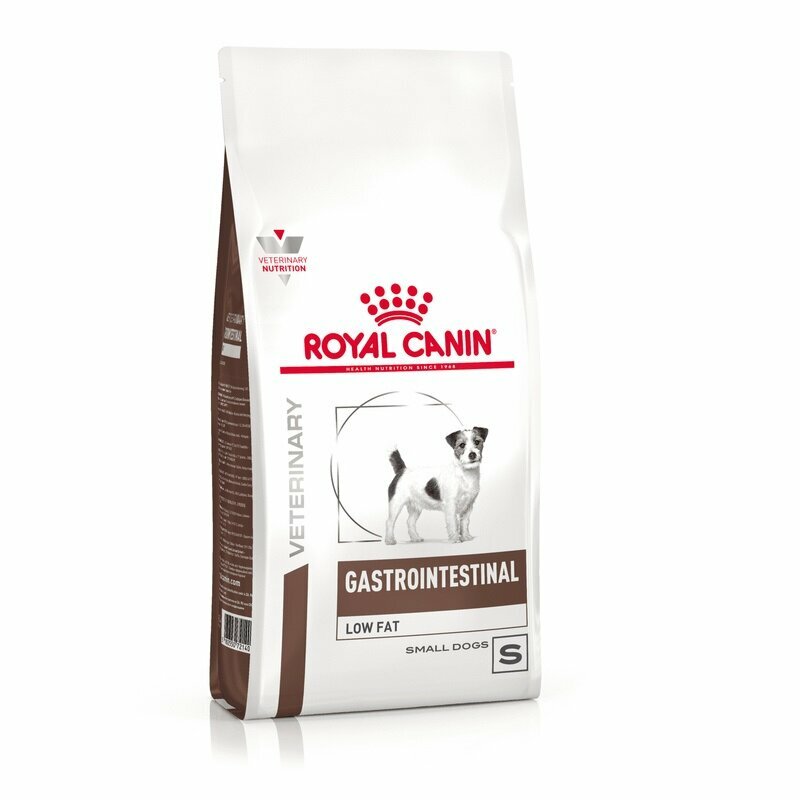 Royal Canin Для взрослых собак малых пород при нарушениях пищеварения Gastrointestinal Low Fat Small Dog, 1кг