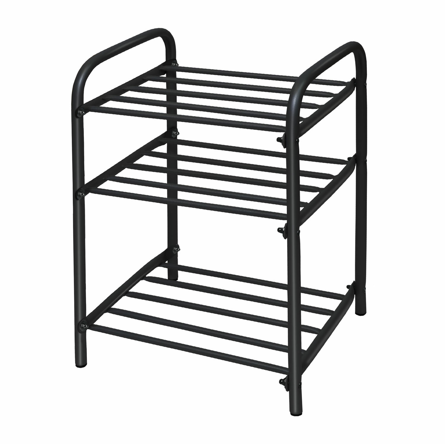 Этажерка 3-х ярусная ЭТК1 Nika 500*330*450мм черный