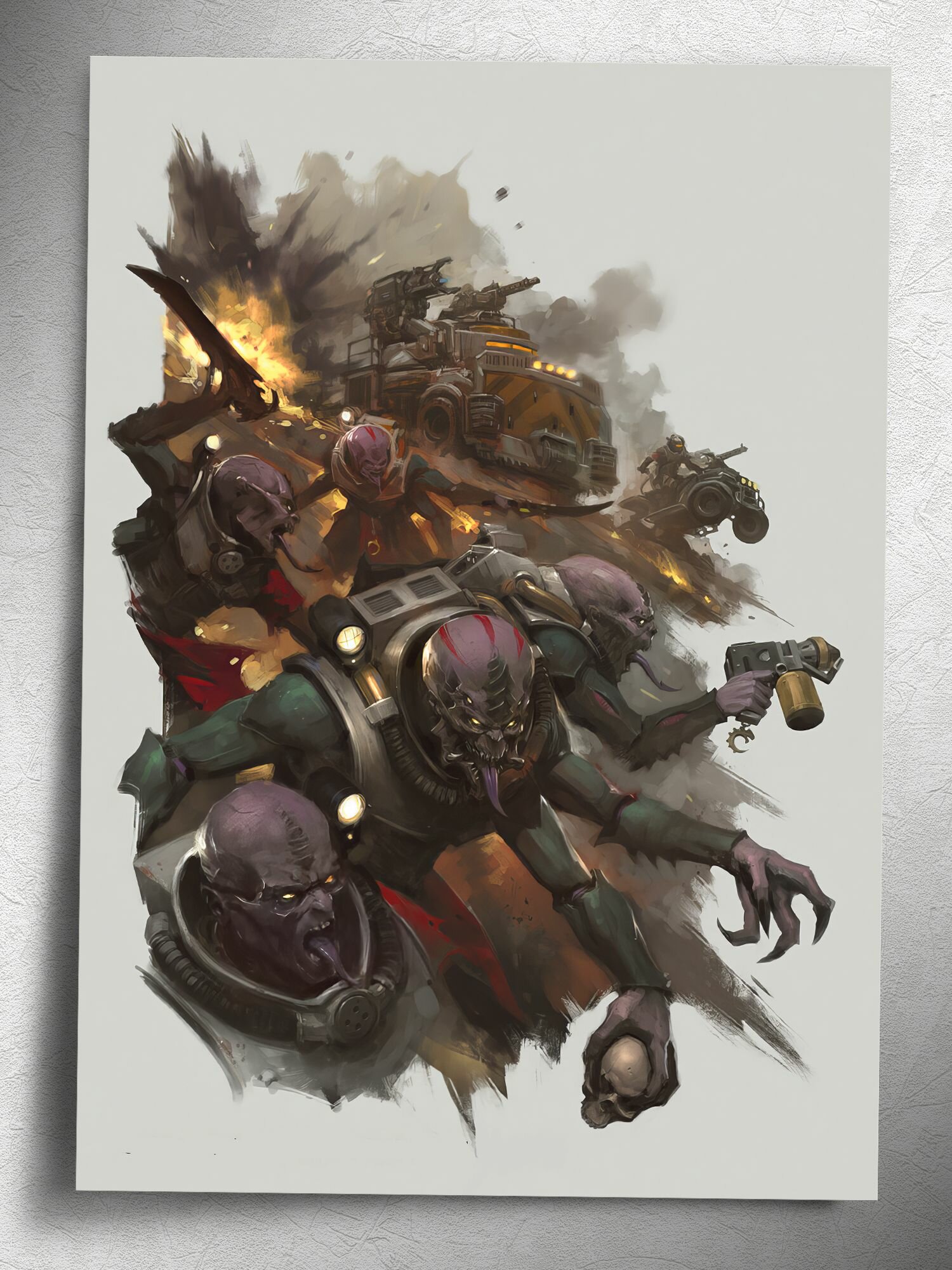 Постер: Культ Нищие Принцы (Генокрады, Вархаммер 40000), на А5