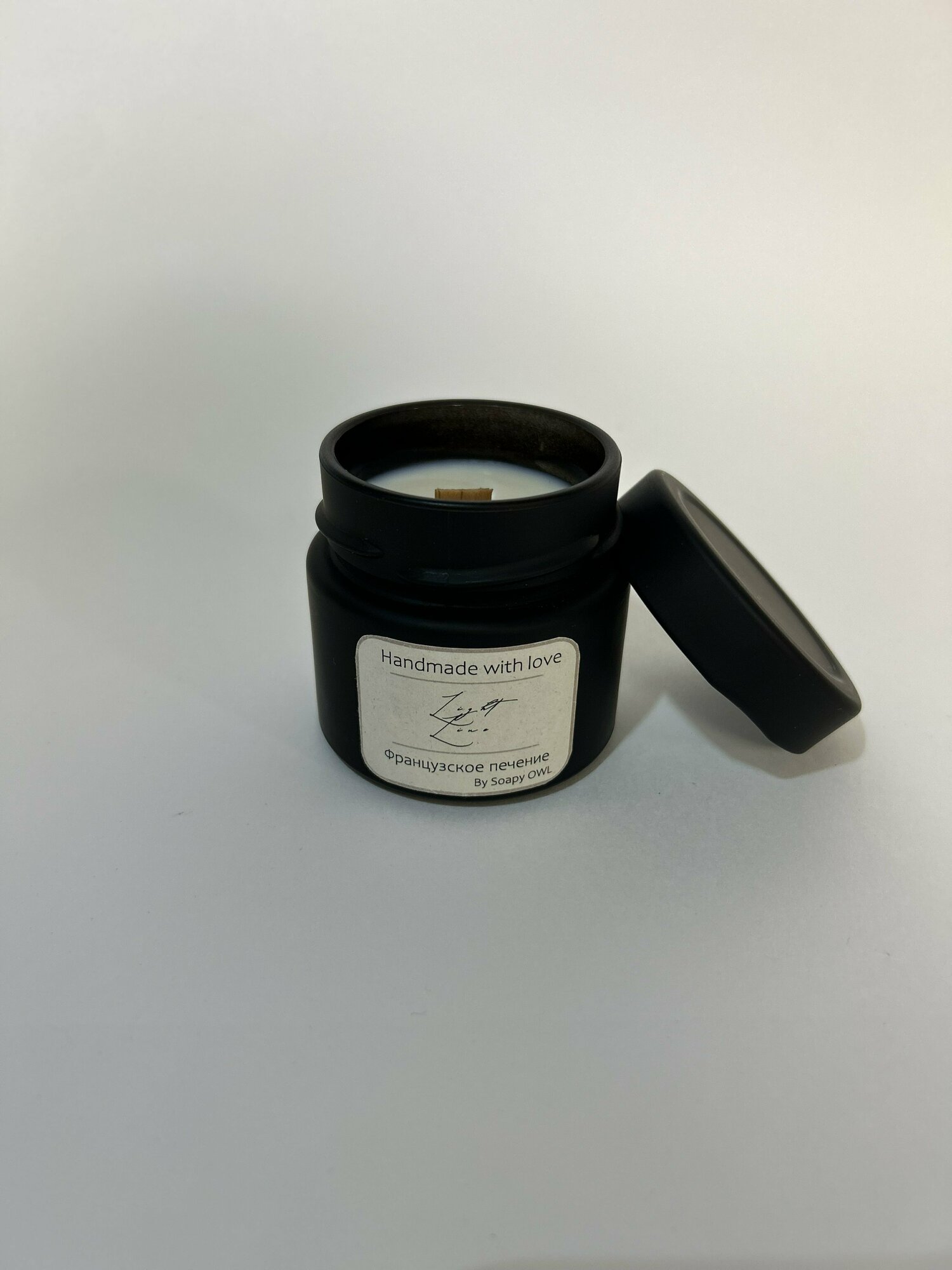 Свеча восковая натуральная Light Line by Soapy OWL, FP (100)