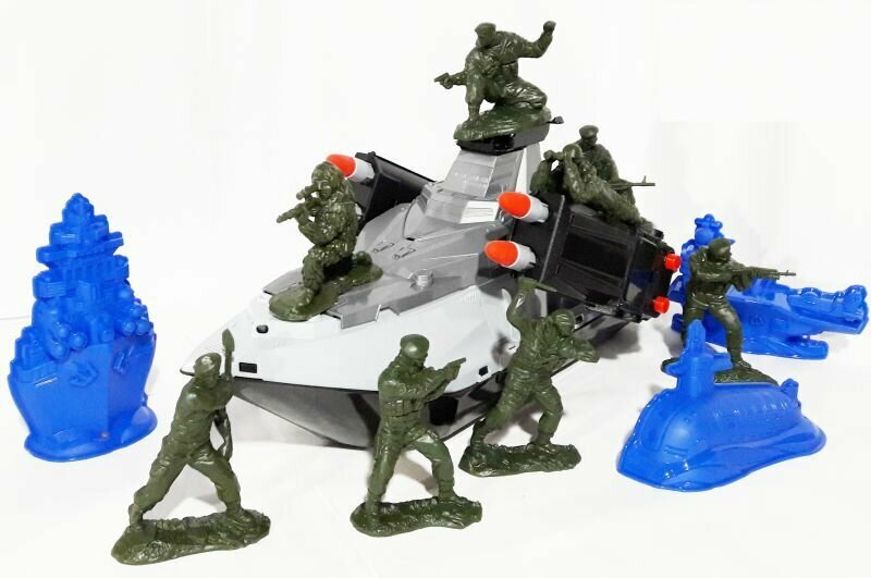 Стреляющий ракетный катер 41 см с 8-ю морскими пехотинцами / Нордпласт