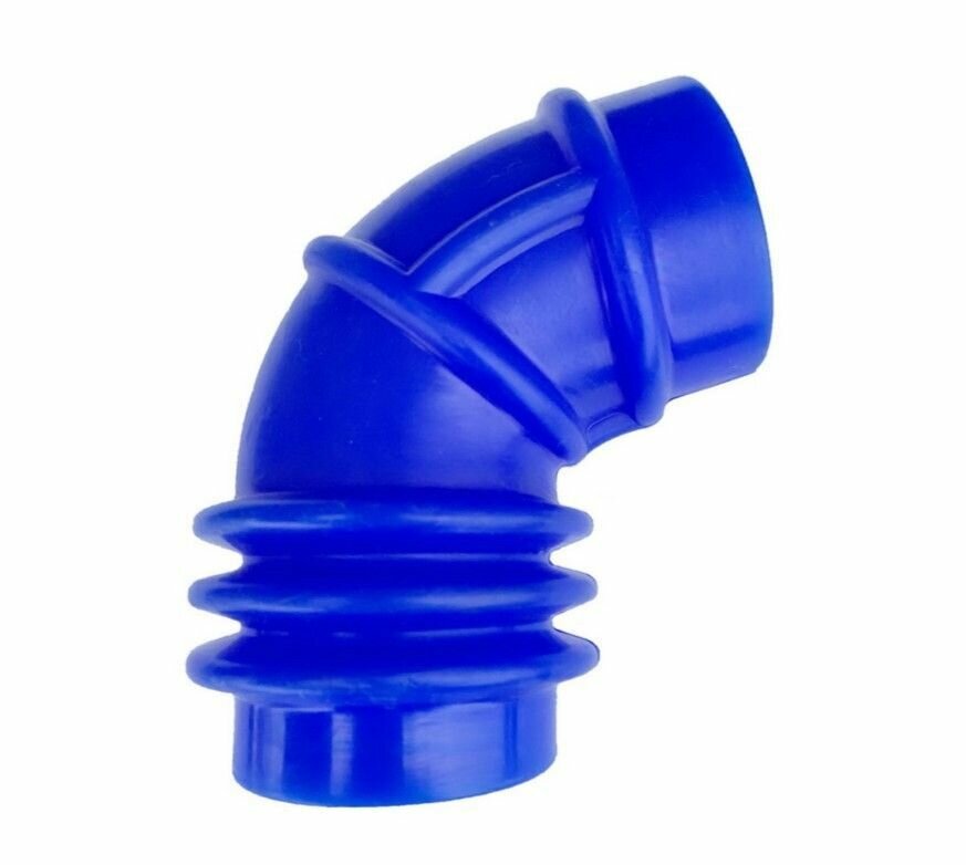 Патрубок силикон ДМРВ ГАЗ 3110 синий 3 ручья