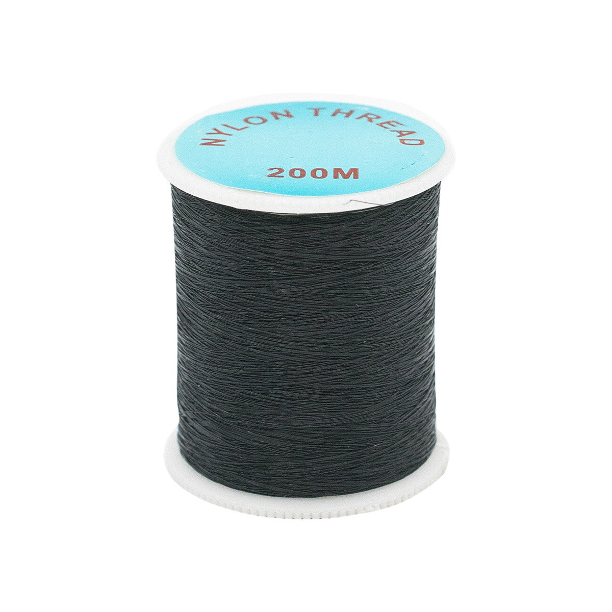 Мононить для рукоделия и шитья черная, 0,12мм*200м, 12 шт, Айрис