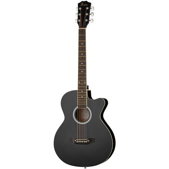 Акустическая гитара Foix FFG-2039C-BK, черная