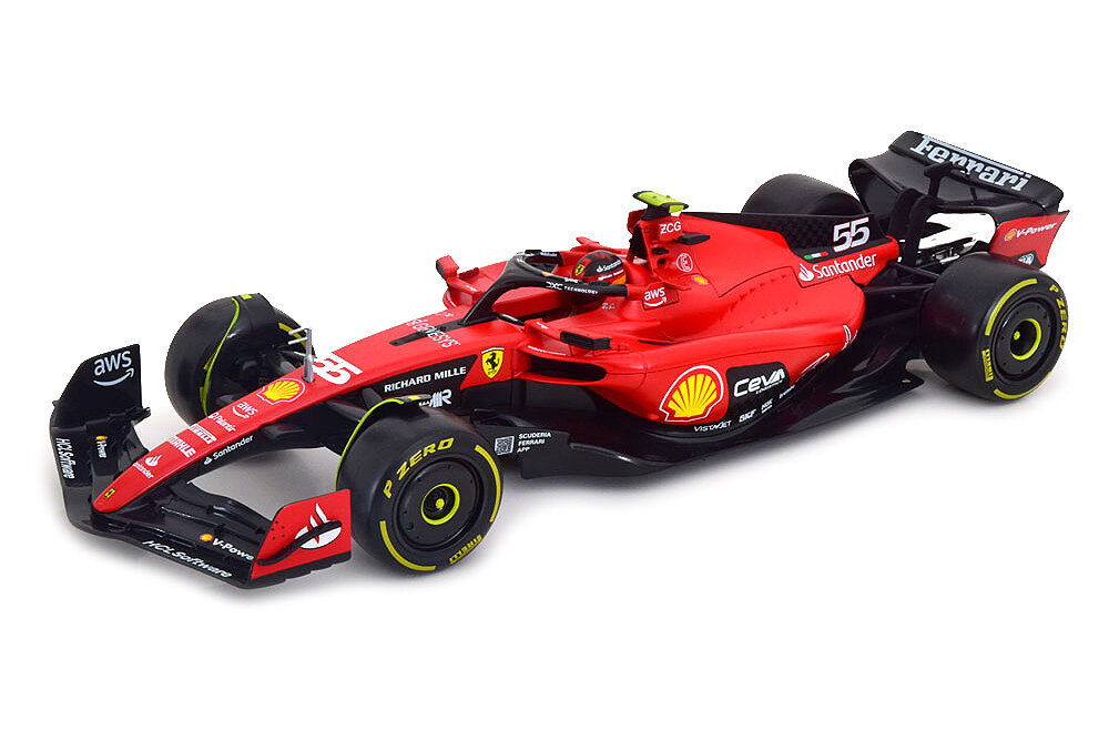 Модель коллекционная BBURAGO Ferrari SF23 2023 sainz / феррари СФ23 карлос сайнц
