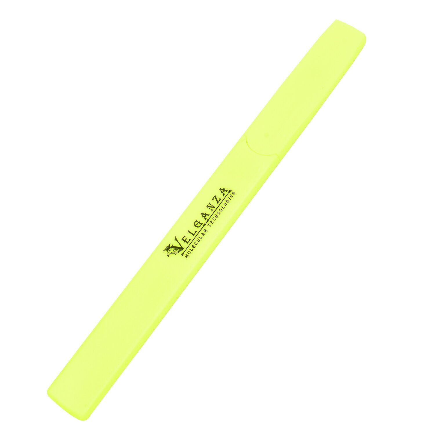 Пилка стеклянная Velganza с эффектом ламинирования ногтей, желтая