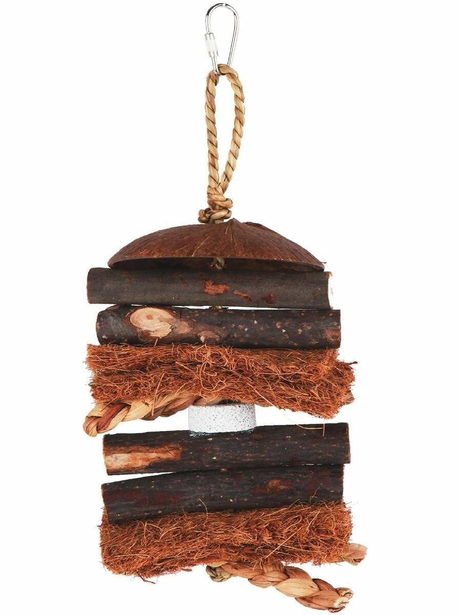 Fauna International Игрушка для птиц Кокос и ветки/