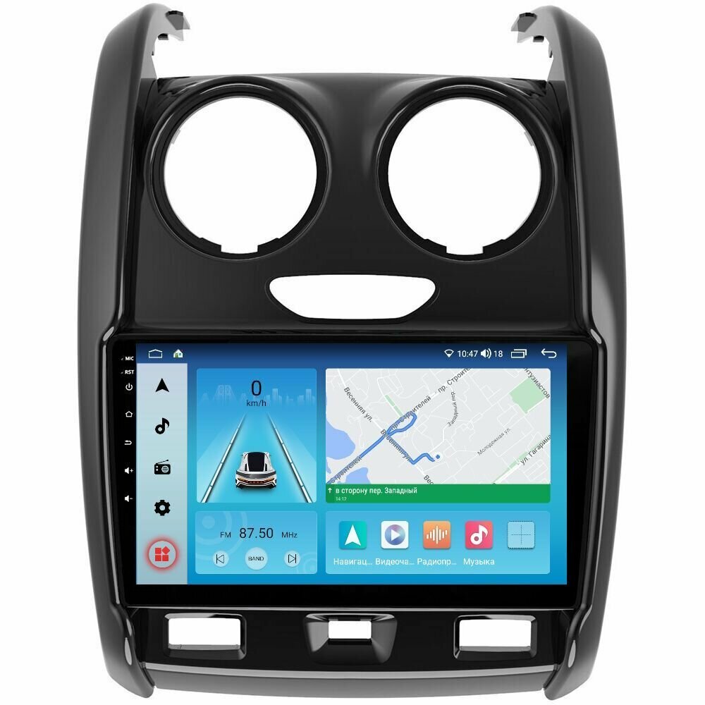 Магнитола Epic T18 подходит для Lada Largus 2 2021-2026 с Android 14 - Процессор 8 ядерный - Память 4+64Gb - Carplay - DSP 36 полос - 4G(Sim)