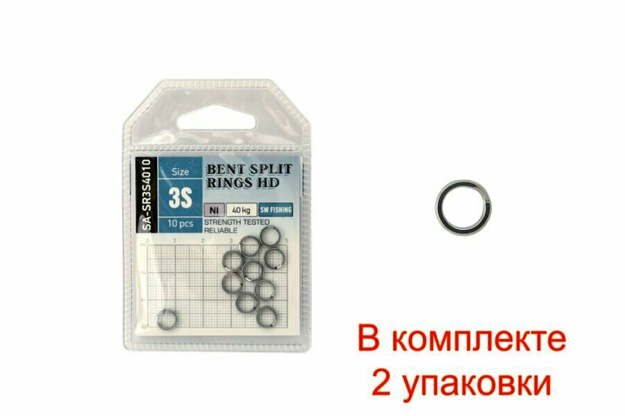 Морское кованное заводное кольцо Saikyo #3S CN 40kg (2упк. по 10шт.)