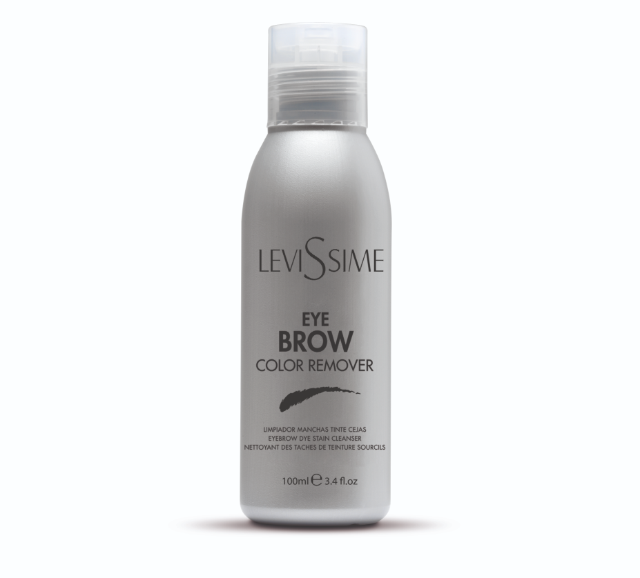 Лосьон очищающий для снятия краски с кожи Levissime Eyebrow color remover 100мл