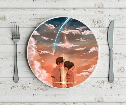 Тарелка по аниме Твоё Имя, Your Name №12