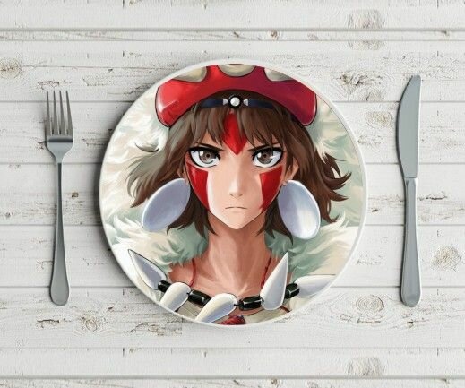 Тарелка Принцесса Мононоке, Princess Mononoke №2