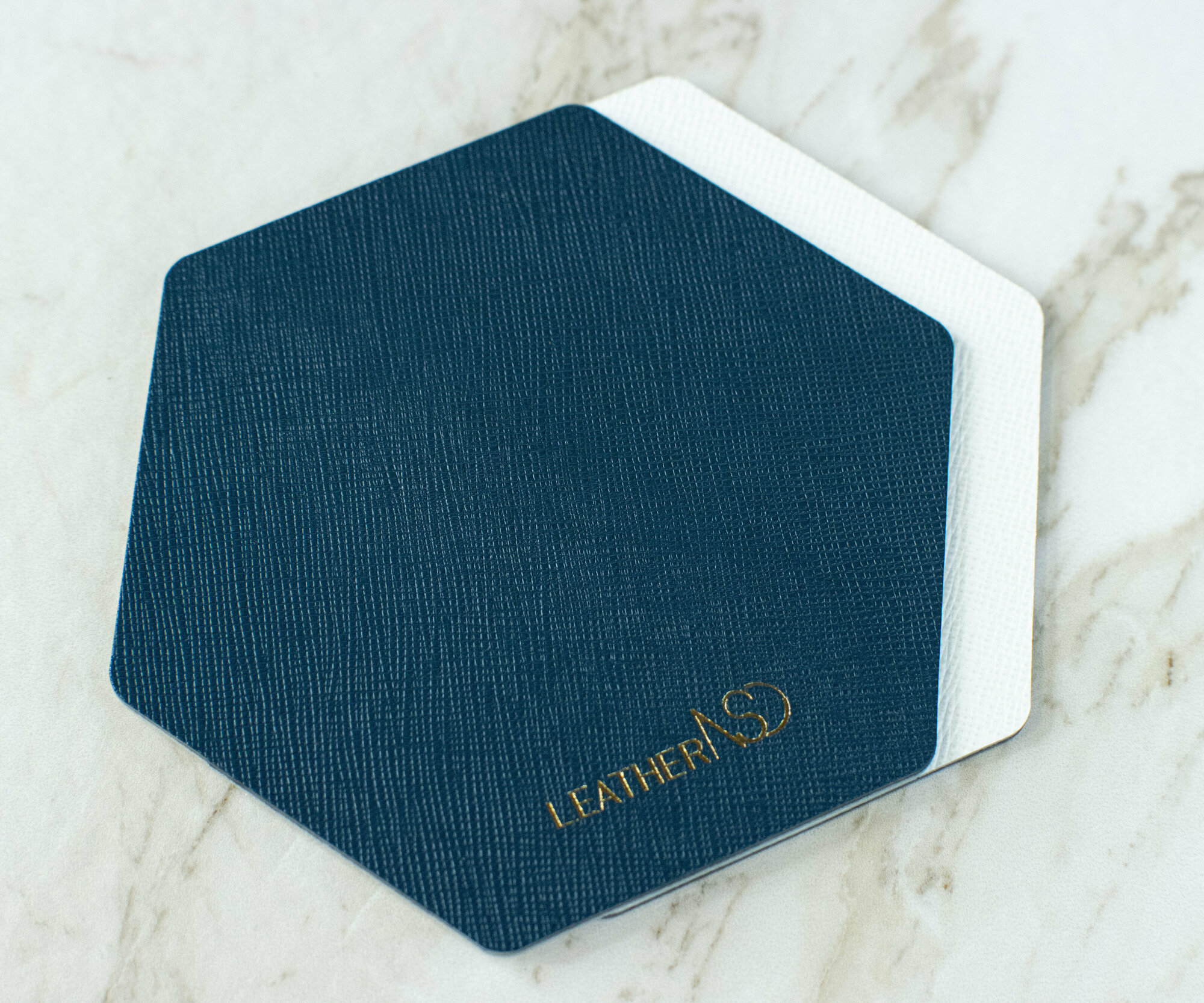 Кожаная подставка под горячее комплект из 6 шт. / бирдекюль / подставка под кружку NSD "Wilson" (Натуральная кожа)