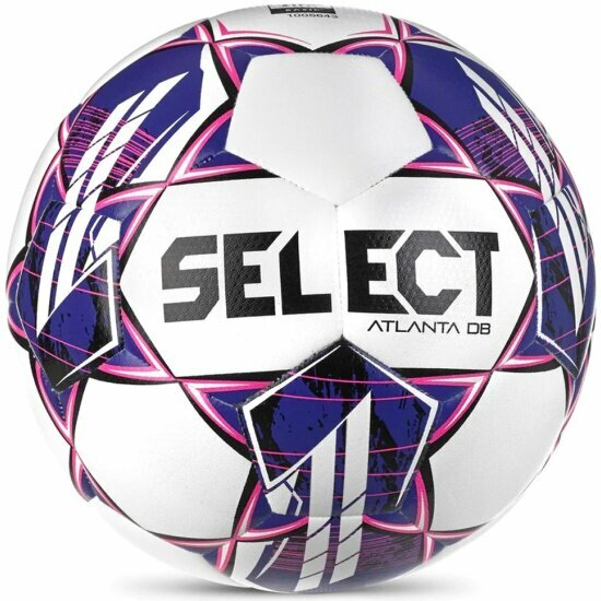 Мяч футбольный Select Atlanta DB 0575960900, размер 5, FIFA Basic, 32 панели, бело-фиолетовый