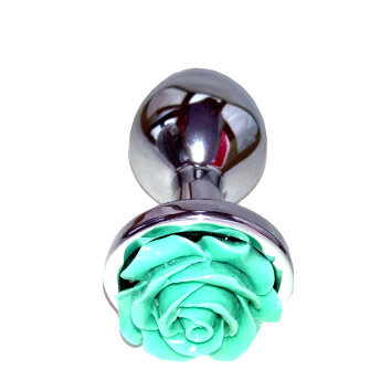 Анальная пробка с цветком, размер M